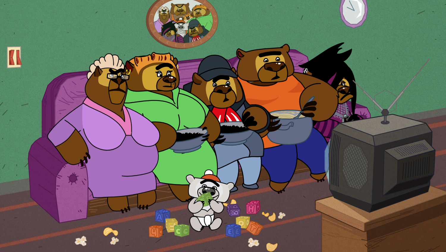 Clumsy Bears Family
